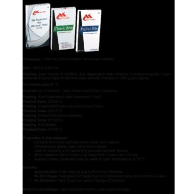 Bite Registration Wax – Experience The Refinement